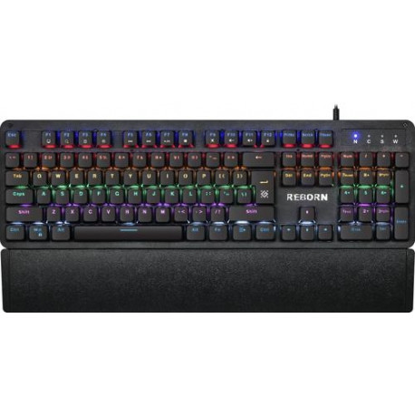 Defender REBORN GK-165DL RAINBOW keyboard USB QWERTY English Black ...