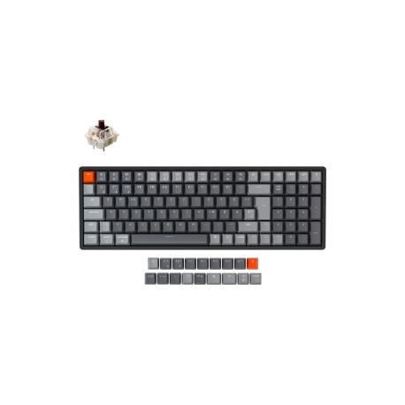 Keychron K4 v2 96% Alu RGB BT Gat Brown Hot DE-Layout K4-J2-DE ...