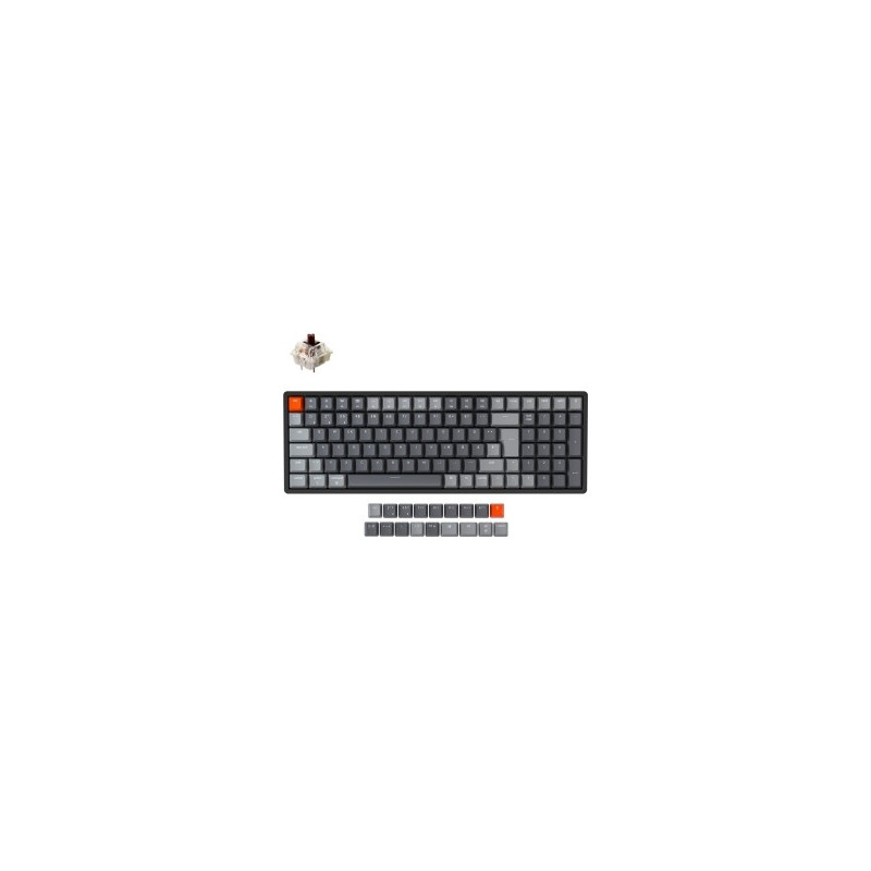 Keychron K4 v2 96% Alu RGB BT Gat Brown Hot DE-Layout K4-J2-DE ...