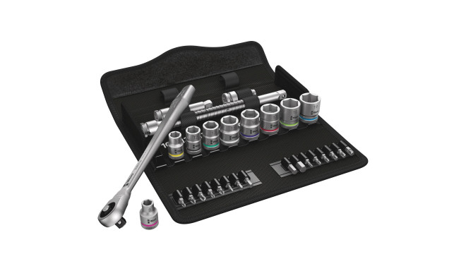 Wera 8100 SB 7 Zyklop Ratchet Push Through Square 3/8 metric - Ring ...