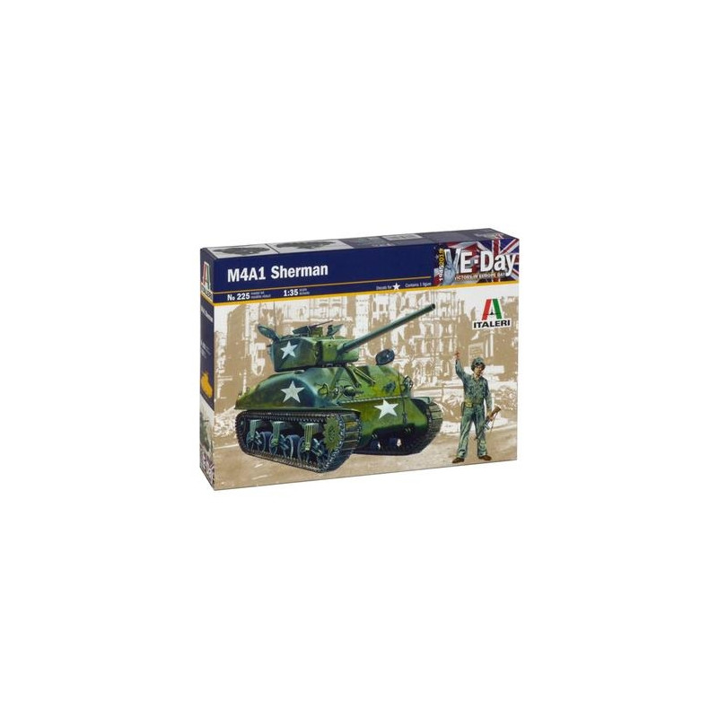 Italeri M4A1 Sherman Tank model Assembly kit 1:35 - Mudelid - Photopoint