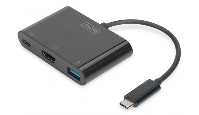 Adapter DIGITUS HDMI/USB-C/USB 4K/30Hz - Adapterid - Photopoint