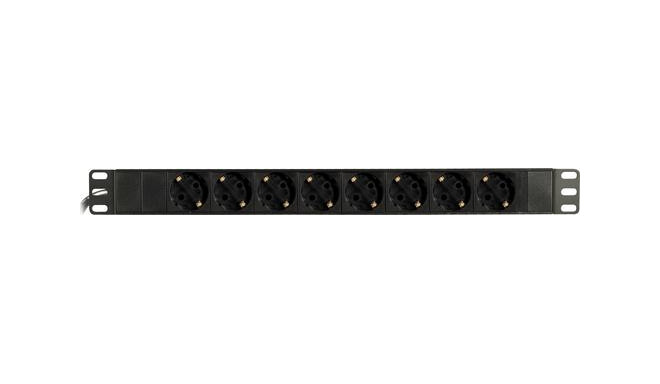 Deltaco GT-8529 power distribution unit (PDU) 9 AC outlet(s) 1U Black ...