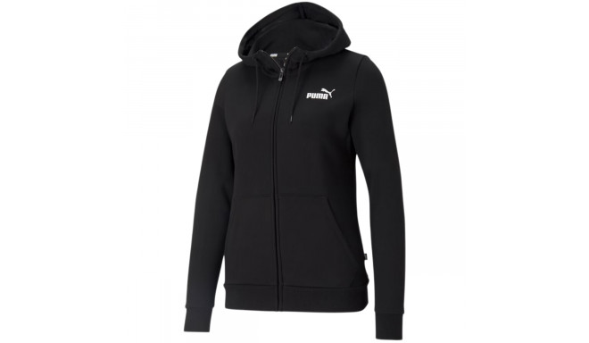 Bluza damska Puma ESS Small Logo Full-Zip Hoodie czarna 586811 01 - Dressipluusid - Photopoint
