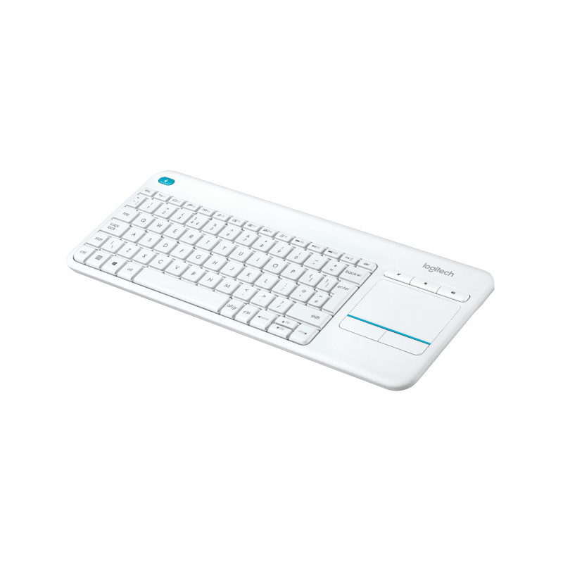 Logitech K400 plus/Bezdrátová USB/CZ-SK layout/Bílá - Klaviatuurid ...