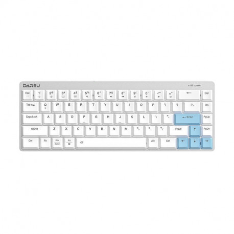 Dareu EK868 Bluetooth Wireless Mechanical Keyboard (white and blue ...