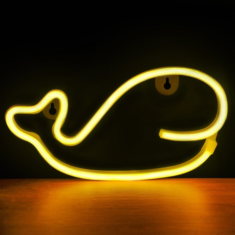 Forever Light FLNEO9 WHALE Neon LED Sighboard - Outdoor lamps - Photopoint
