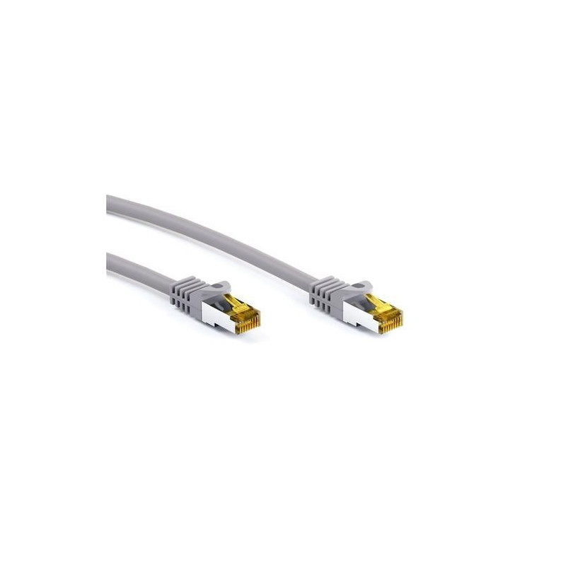 Goobay RJ45 Patch Cord CAT 6A S/FTP (PiMF), 500 MHz, with CAT 7 Raw Cable, grey, 10m - Kaablid ...