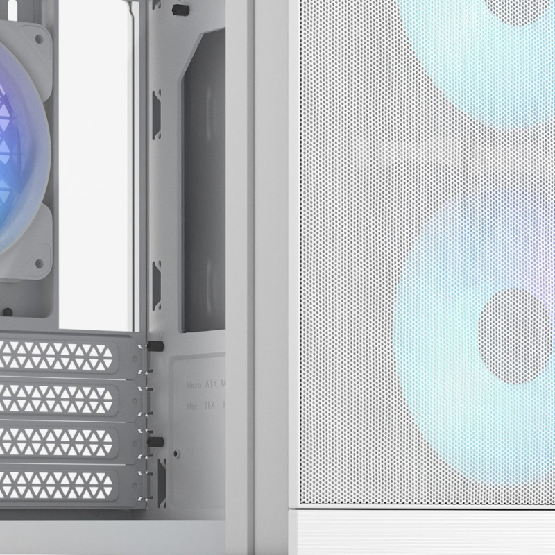 "Fractal Design Pop Mini Air RGB TG Cl Ti. wh| FD-C-POR1M-01 ...