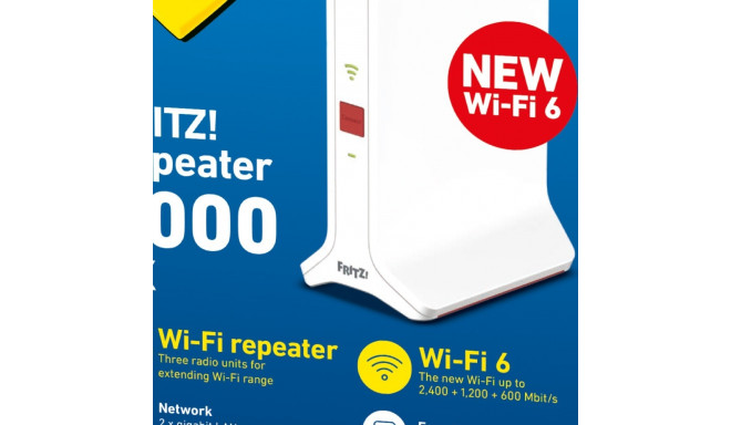 "AVM FRITZ!Repeater 3000 AX - Repeater - WLAN" - Wireless extenders ...
