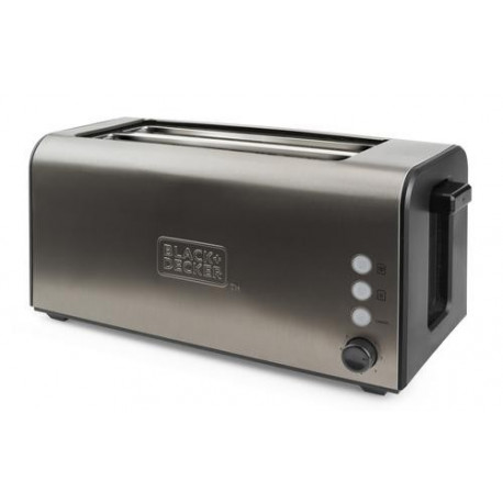 Black & Decker BXTO1500E toaster 7 2 slice(s) 1500 W Black, Stainless ...