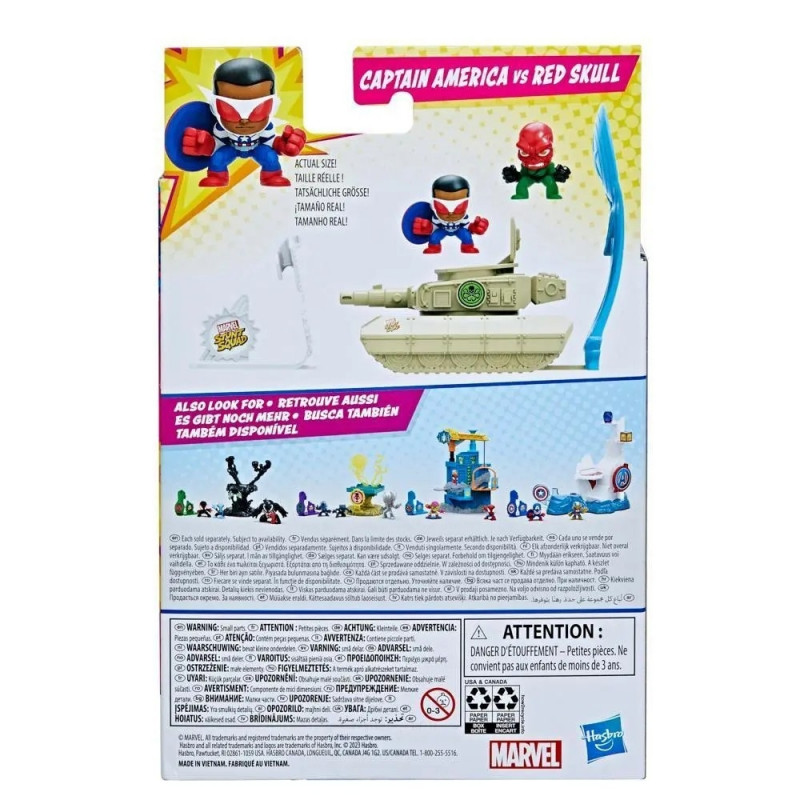 Figures set Marvel Stunt Squad Captain America vs. Red Skull ...