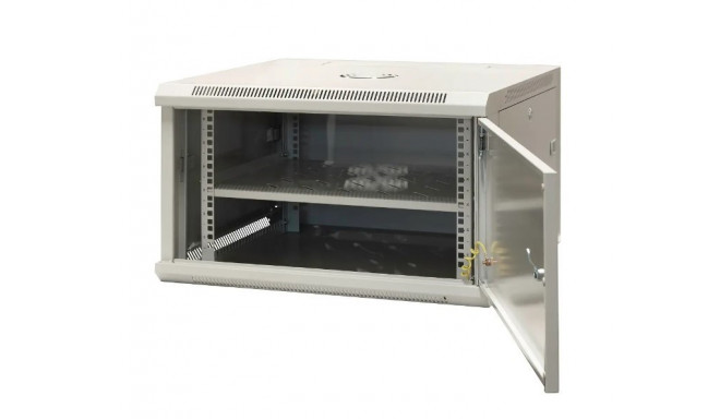 EMITERNET Single-wall hanging cabinet 19'' 6U, full sheet metal doors ...
