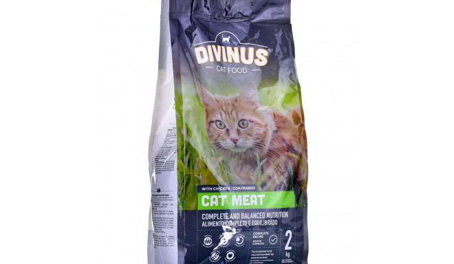 Kassitoit Divinus Meat Täiskasvanu Kana 2 Kg - Kuivtoit kassidele ...