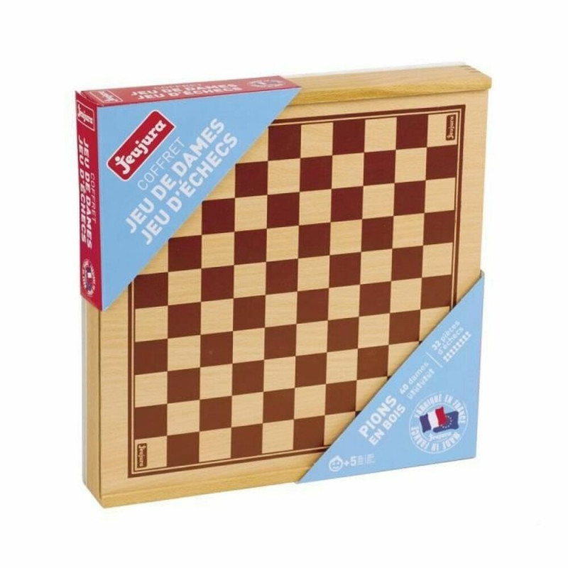 Board game Jeujura Checkers and Chess Box - Board games - Photopoint