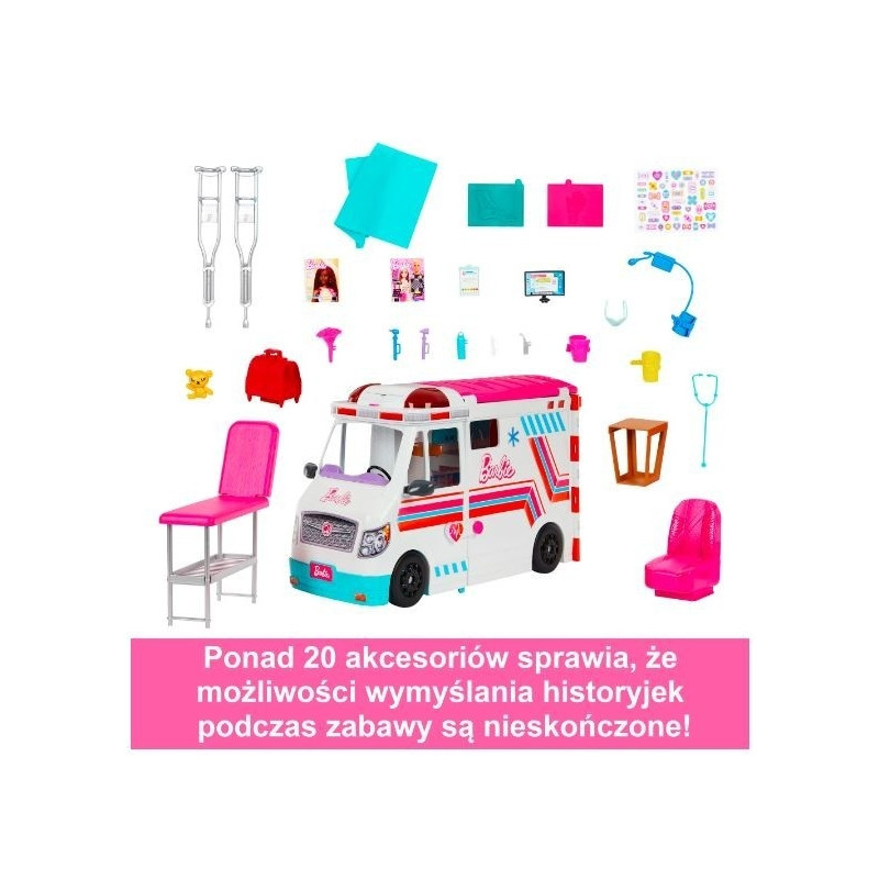 BARBIE set Ambulance mobile clinic - Accessories for dolls - Photopoint