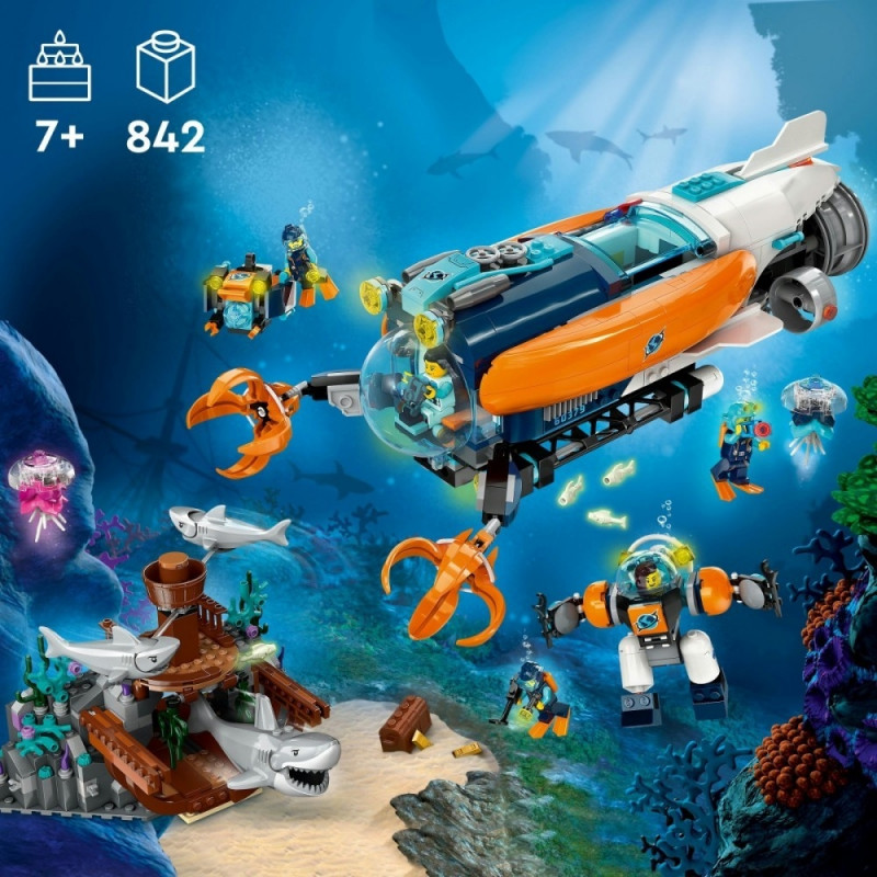LEGO City Deep-Sea Explorer Submarine - LEGO - Photopoint