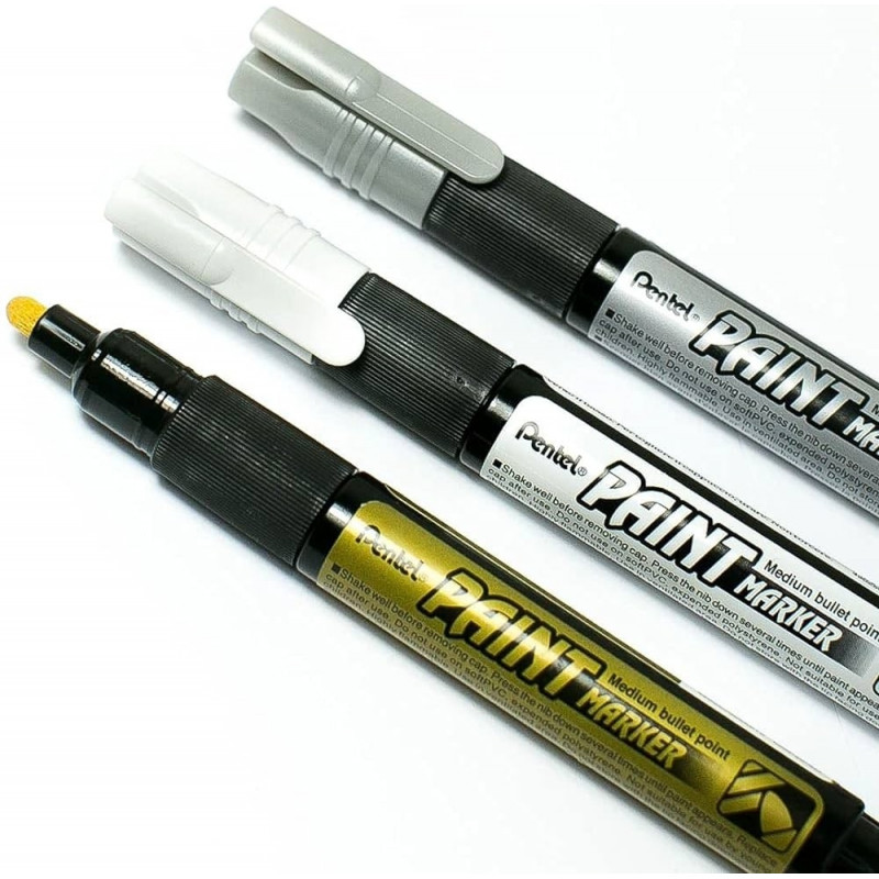 Permanentne marker PENTEL Paint MMP20 4mm valge (nitrovärvi baasil ...