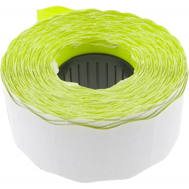 Sticker label for price gun 26x12mm yellow 1500 pcs in a roll - Tagging ...