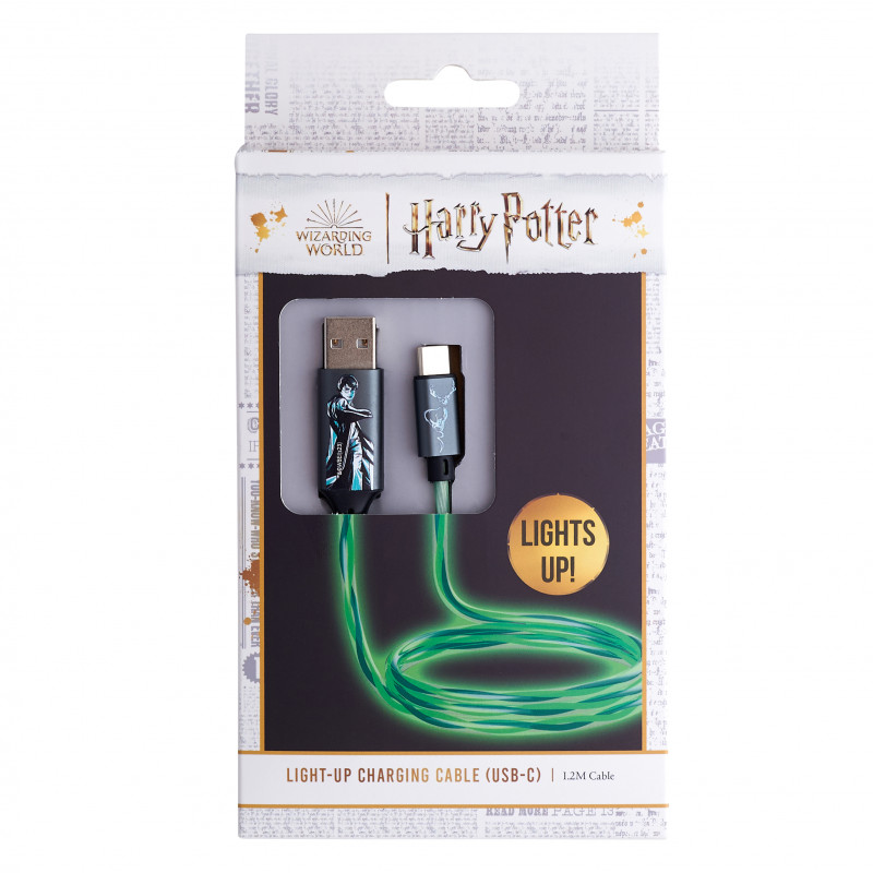 Harry Potter cable USB-C Light-Up Patronus - Kaablid - Photopoint