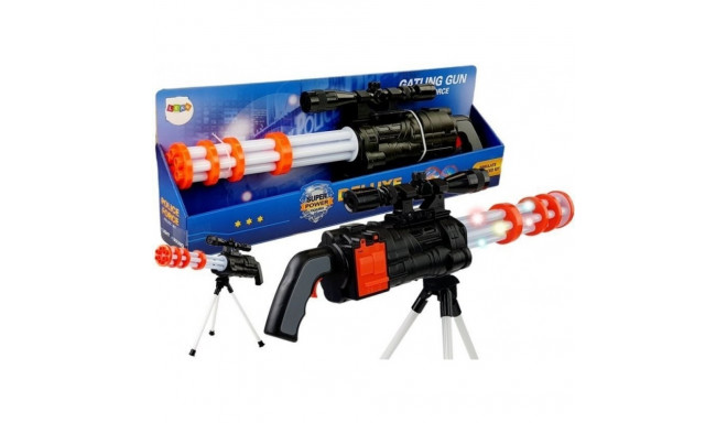 Battery Operated Sniper Rifle Rotary Cannon Police 62 cm - Toy guns and ...