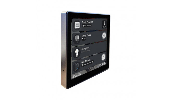 Smart Control Panel with 5A Switch Shelly Wall Display (black ...