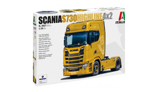 Plastic model Scania S730 Highline 4x2 1/24 - Mudelid - Photopoint