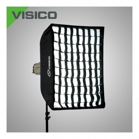 Visico SB 040 Grid Softbox 40x60cm met mask - Softboxes - Photopoint