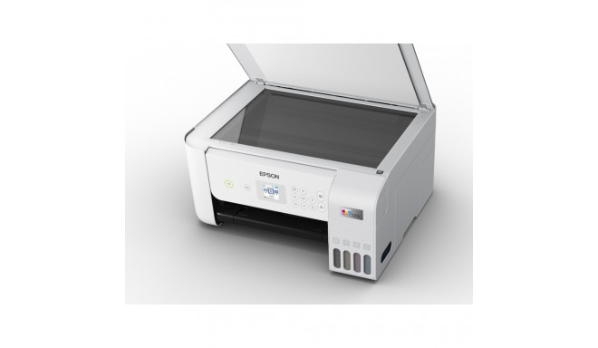 "T Epson EcoTank ET-2826 Tintenstrahldrucker 3in1 A4 WLAN WiFi Weiss ...