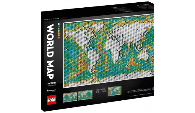 LEGO ART 31203 WORLD MAP - LEGO - Photopoint