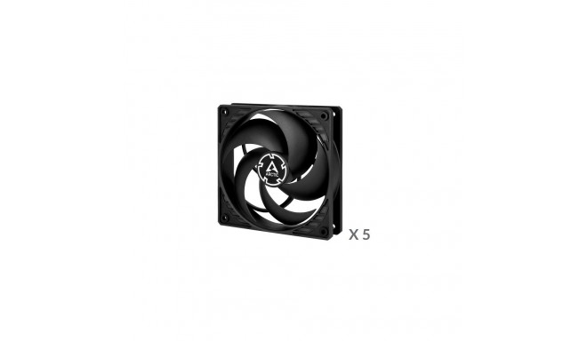 ARCTIC P12 with PWM PST Pressure-optimised Fans, 4-pin, 120mm, black ...