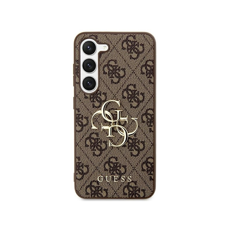 Guess case for Samsung Galaxy S24 S921 GUHCS24S4GMGBR brown hardcase 4G ...