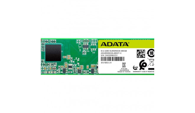 ADATA SU650 480GB M.2 SATA SSD 550/510 MB/s - SSD drives - Photopoint
