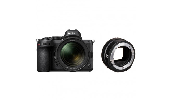 Nikon Z5 + NIKKOR Z 24-70mm f/4 S + FTZ II Adapter - Hübriidkaamerad ...