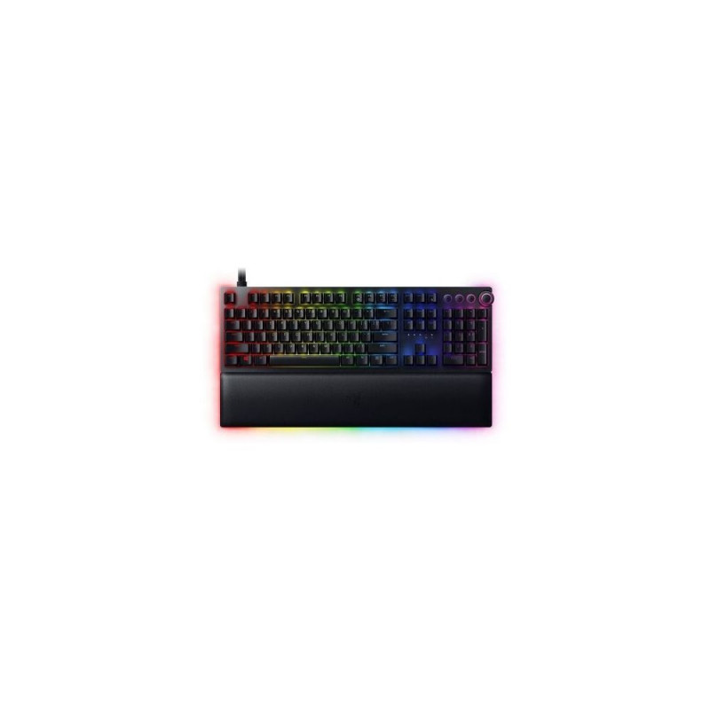 Razer Huntsman V2 Keyboard (QWERTY), Red Switch, RGB, Black EU (RZ03 ...
