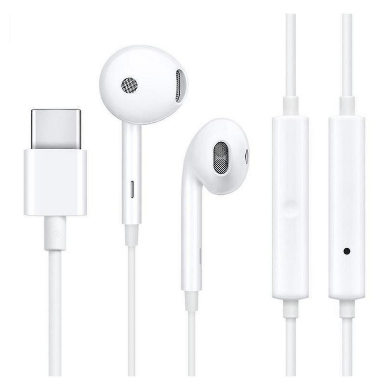 Wire earphones USB C Oppo MH147 bulk white - Kõrvaklapid - Photopoint