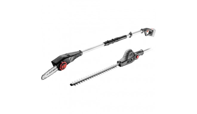 Graphite Battery garden device on a boom arm Graphite 2 in 1 saw and ...