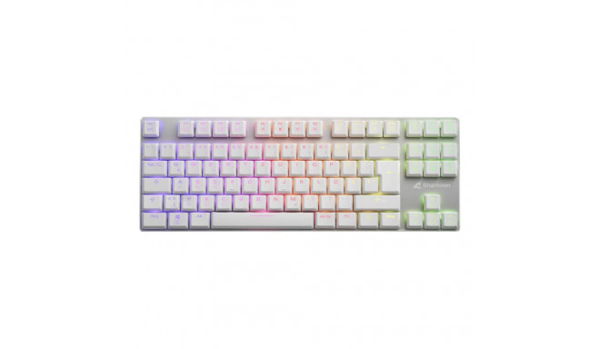 DE layout - Sharkoon PureWriter TKL RGB, gaming keyboard (white, Kailh ...