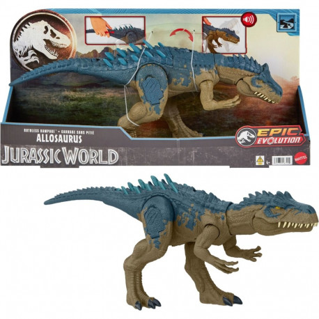 Mattel Jurassic World Ruthless Rampage Allosaurus toy figure ...
