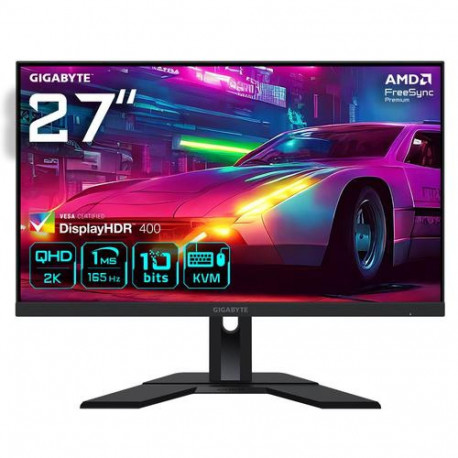GIGABYTE M27Q 27” QHD Gaming Monitor - 2‎560 x 1440 (QHD), 170Hz, 0.5ms ...