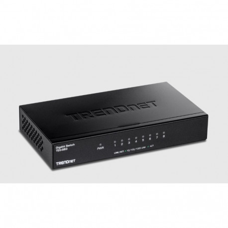 Switch: 8 x 10/100/1000Mbps, metallist - Switchid - Photopoint