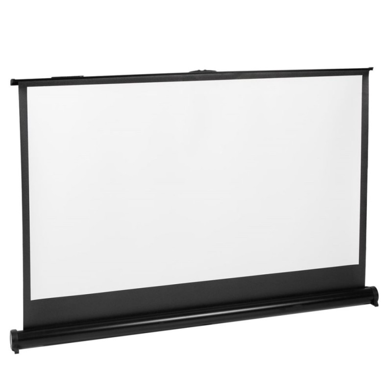 Maclean Portable Projection Screen Compact 40" 16:9 Free-Standing ...