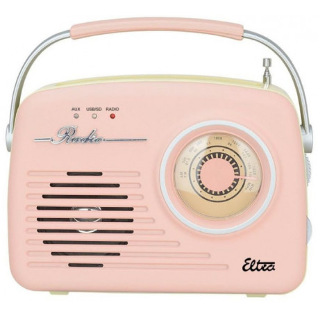 Eltra radio Retro SP-11, pink - Radios - Photopoint
