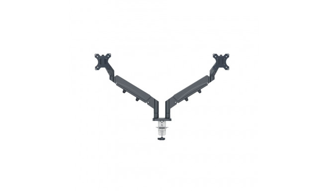 Leitz 65370089 Ergo Space Saving Dual Monitor Arm, Dark Grey ...
