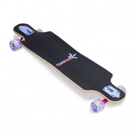 Muuwmi Longboard Compact Skateboard ABEC 7 with lights AU 560 ...