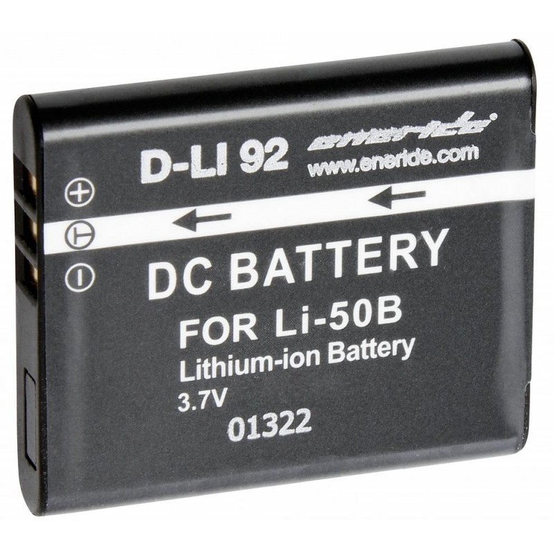 Eneride battery E (Pentax D-LI92, 770mAh) - Rechargeable batteries ...