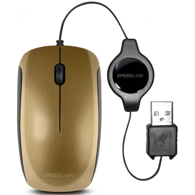 Speedlink mouse Minnit, gold (SL-6166-GD) - Mice - Photopoint