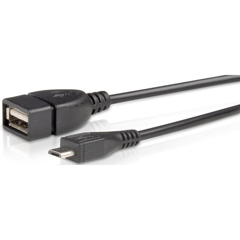 Speedlink cable microUSB - USB OTG 0.15m (SL-1701-BK) - Cables - Nordic ...