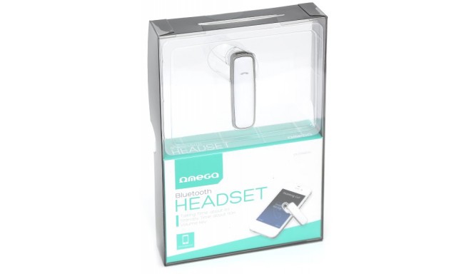 Omega Bluetooth headset R400, white (42015) - Bluetooth handsfree ...