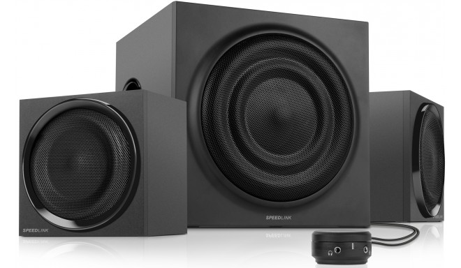 Speedlink speakers 2.1 Quanum (SL-8238-BK) - Speakers - Nordic Digital